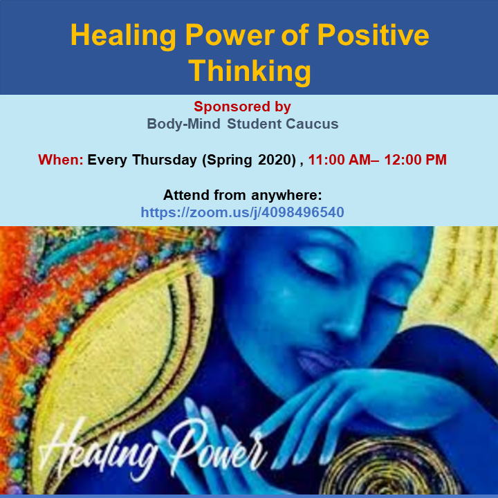 Healing Power Of Positive Thinking 4 02 20 Events Usc Social Work